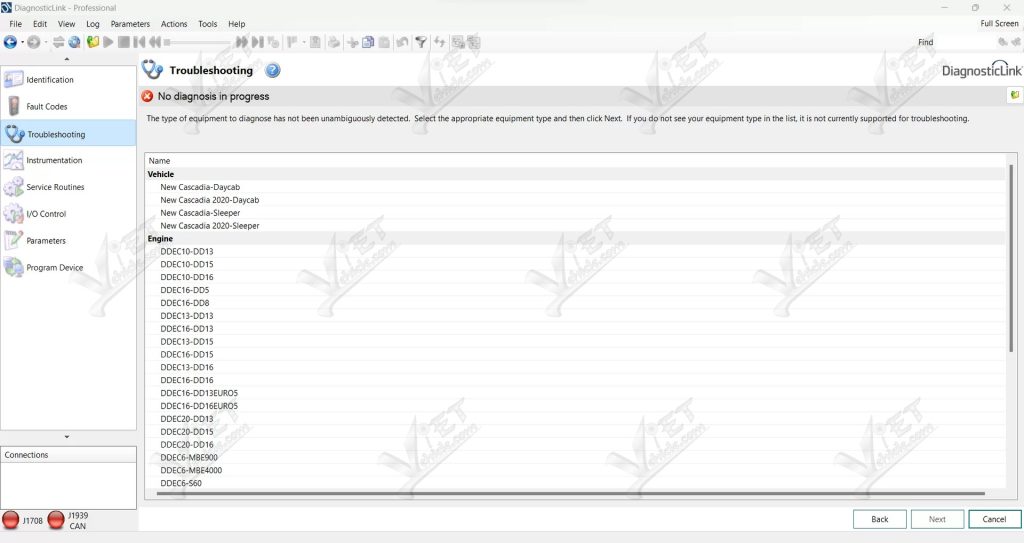 DDDL Detroit Diesel Diagnostic Link Software 8.20 SP1 - VIETVehicle.com
