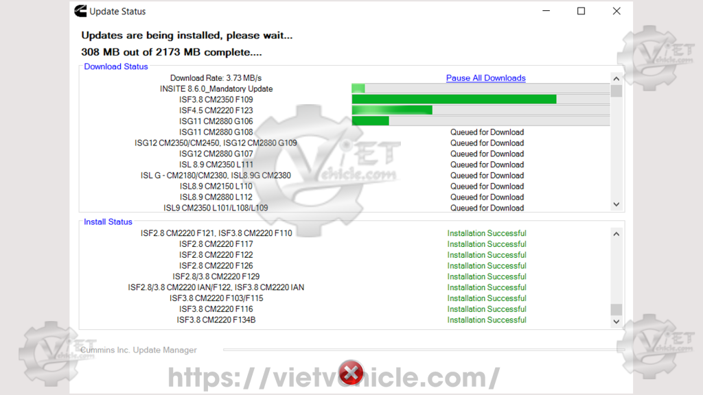 How to use Cummins Update Manager